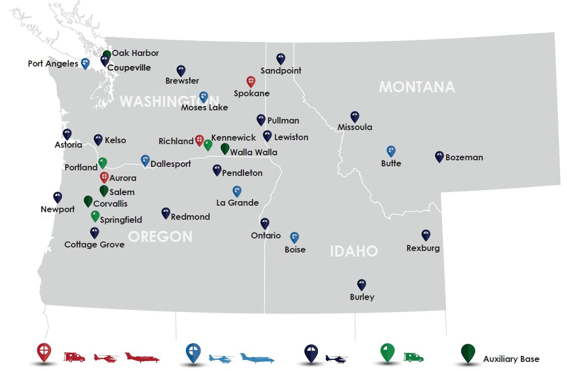 Service Area | Life Flight Network
