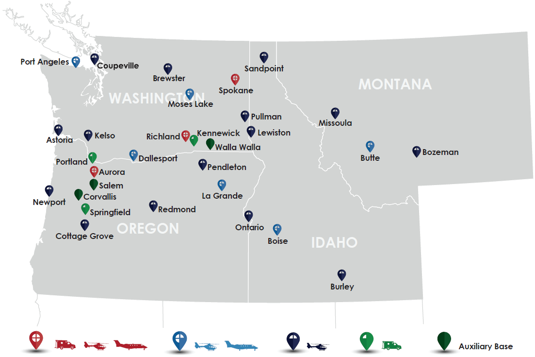 Service Area | Life Flight Network